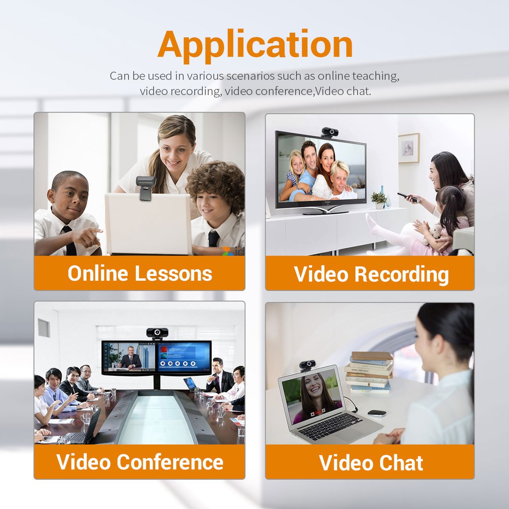 ANBIUX | HD 1080p USB Camera 2mp | Live Broadcast Web Cam | with ...