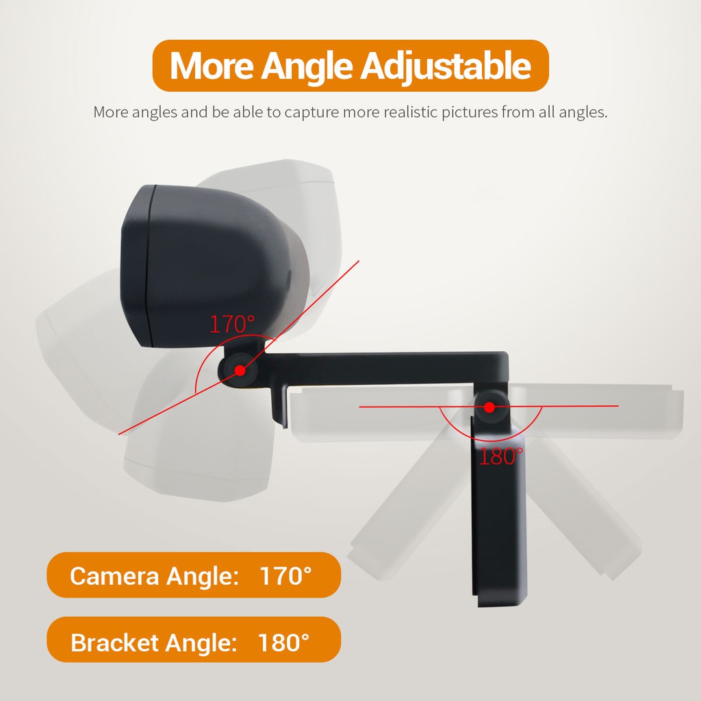 ANBIUX | HD 1080p USB Camera 2mp | Live Broadcast Web Cam | with ...