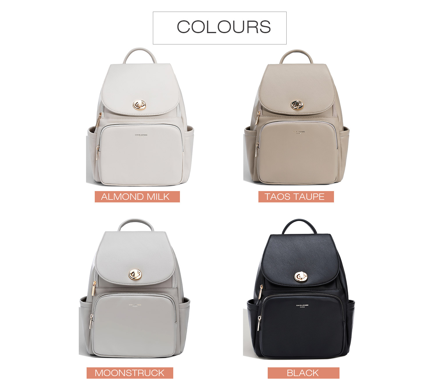 David Jones 2025 Spring Summer New Collection Designer Fashion Backpack ...