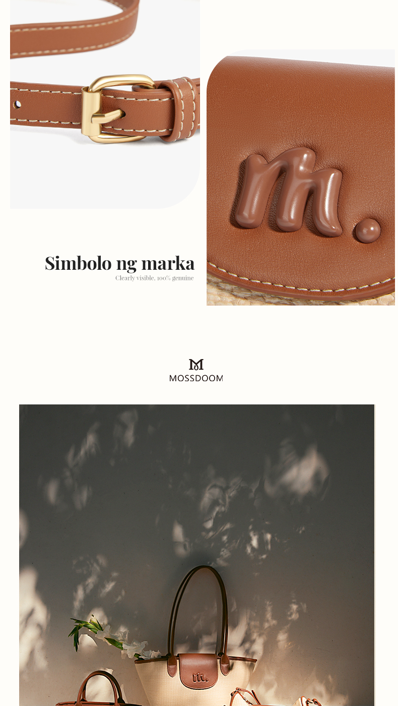 MOSSDOOM Women's Bag Charlene Bag Niche Woven Moon Underarm Shoulder ...