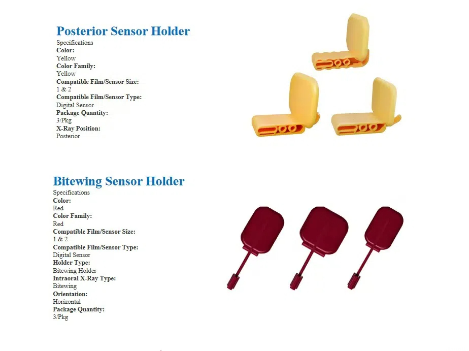 Colorful Dental Digital X-ray Rvg Sensor Positioner Holder Film Holder ...