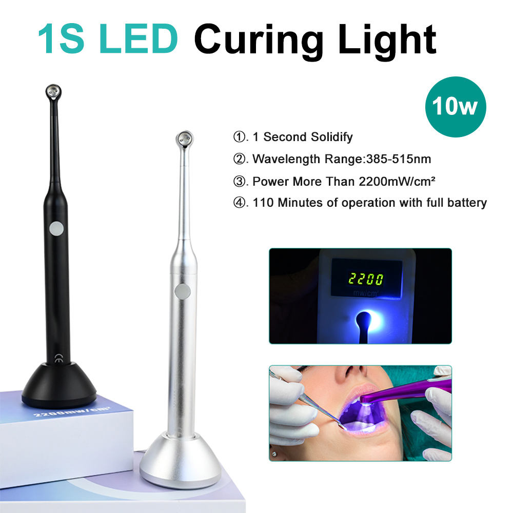 Dental Lamp Machine Resin LED Curing Light Cure 5s/3mm Curing Battery ...