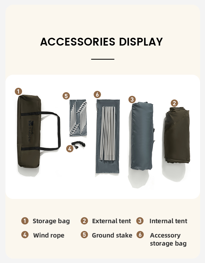 MOBI GARDEN Black Rubber Tent For Outdoor Camping Overnight Camping ...