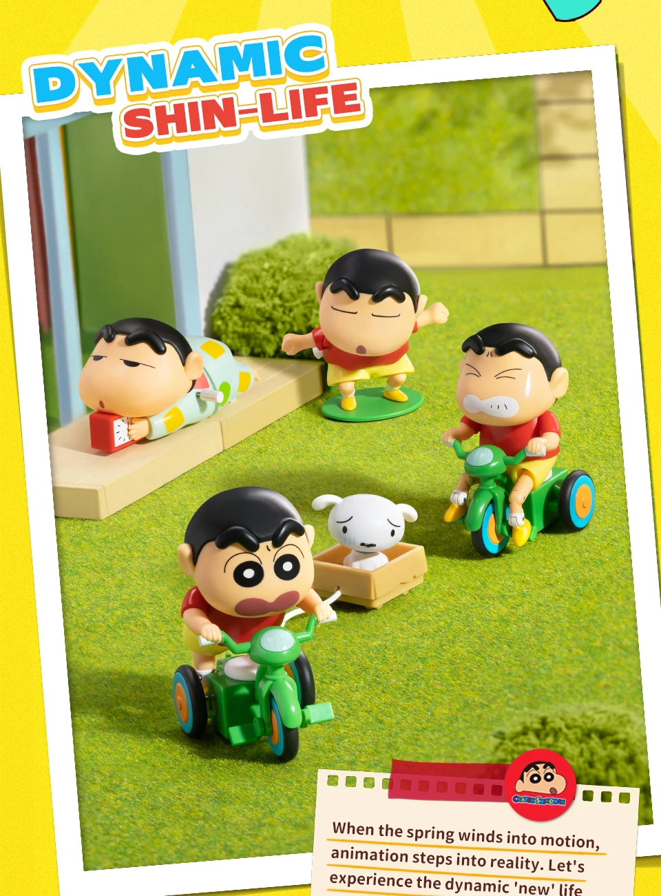 Crayon Shin-chan Dynamic New Life Series Doll Anime Cute Trendy ...