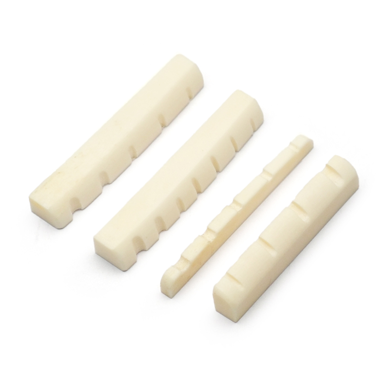 5Pcs 4/5/7 String Bass Nuts 3MM 6MM Slotted Real Bone for Electric Bass ...