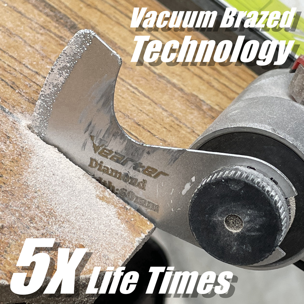 Vearter Vacuum Brazed Diamond Segment Swing Multi-tool Oscillating ...