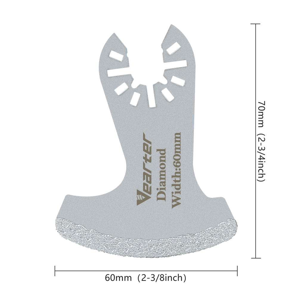 Vearter Vacuum Brazed Diamond Segment Swing Multi-tool Oscillating ...