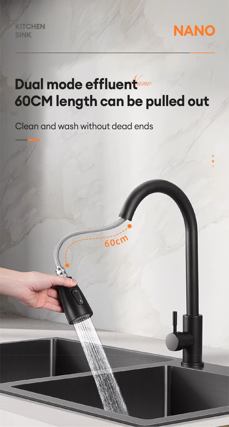 ICIC Kitchen Sink 304 Stainless Steel Black Nano Sink Single Sink ...