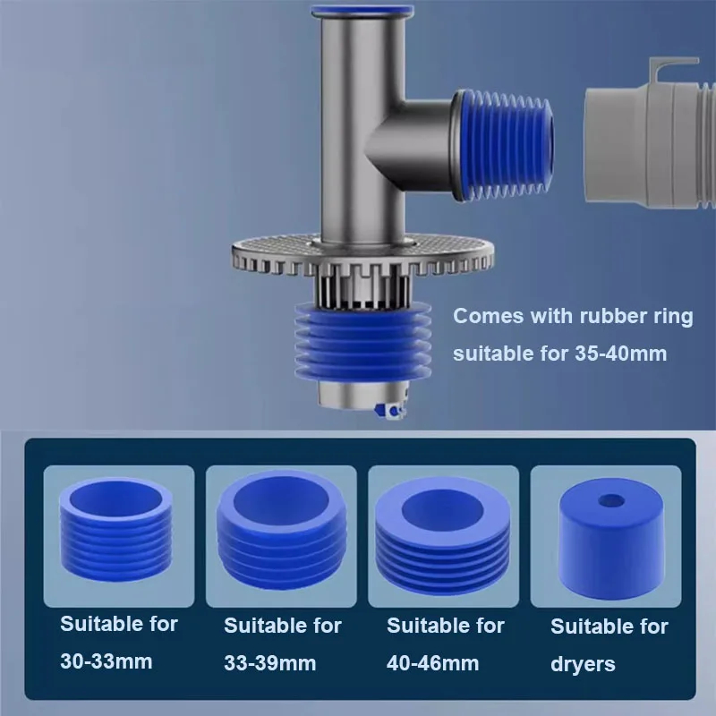 Universal Washing Machine Floor Drain 2 in 1 Deodorant Snap Cover ...
