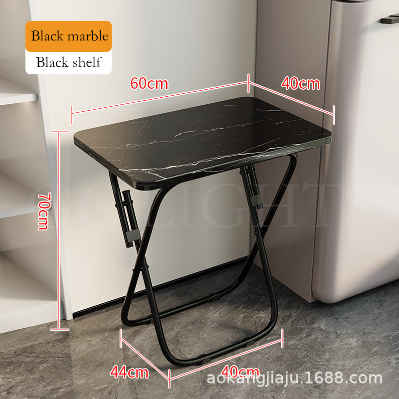 GC Marble Folding Table Portable Foldable Dining Table square table ...