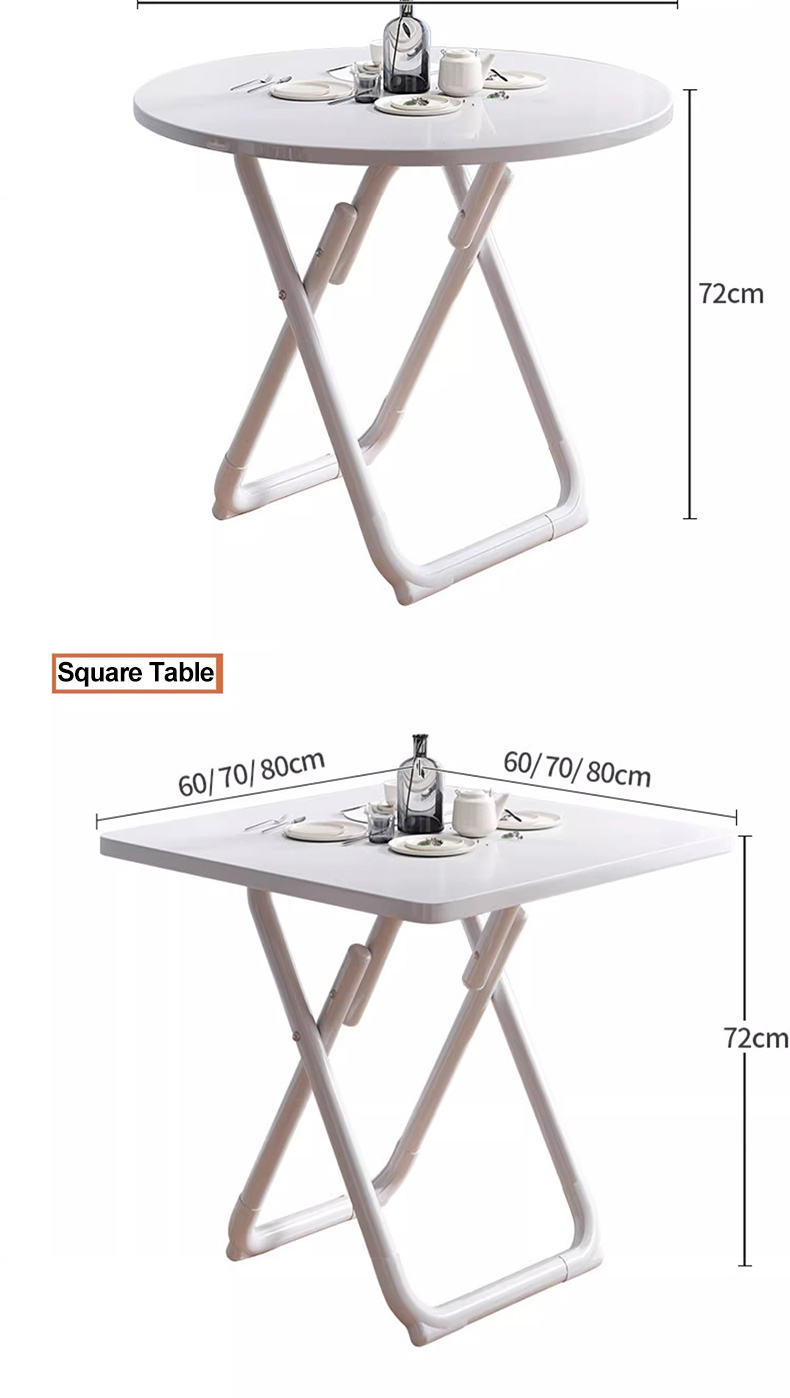 Foldable Dining Table Wooden Folding Table Table Household Simple ...