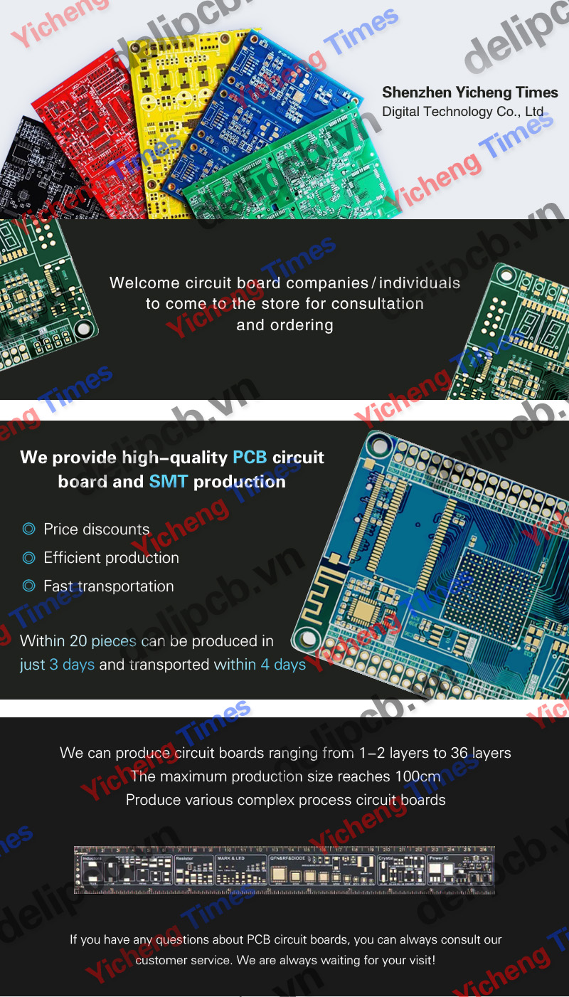 PCB circuit board production, Circuit board SMT assembly service, 1 ...
