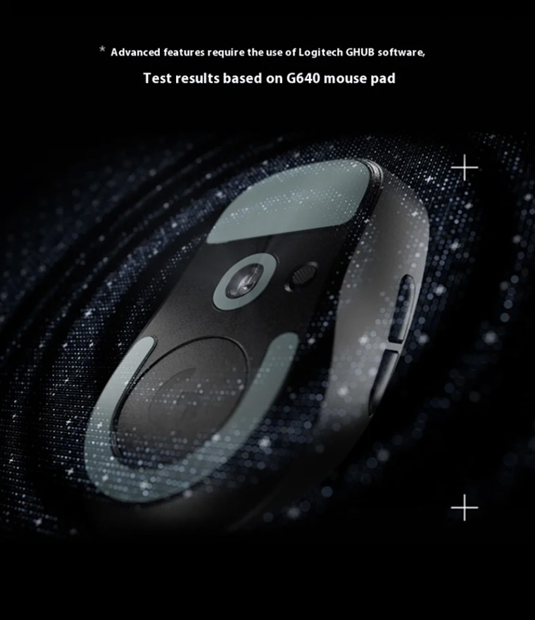 Logitech GPW4 Hawk Eye dual-mode wireless gaming mouse, asymmetric ...