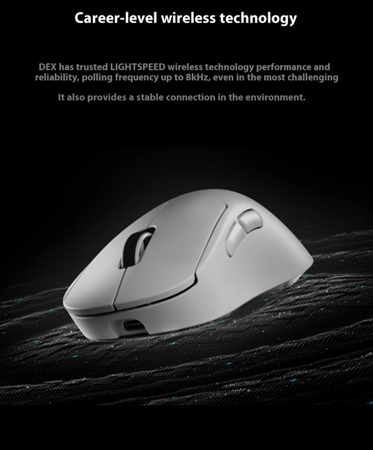 Logitech GPW4 Hawk Eye dual-mode wireless gaming mouse, asymmetric ...