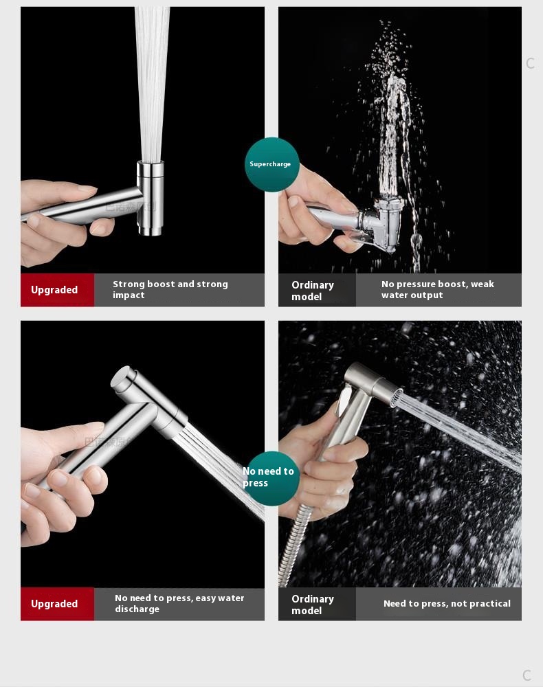 [Ready Stock] Toilet Pressurized Flushing Spray Gun Faucet Toilet ...