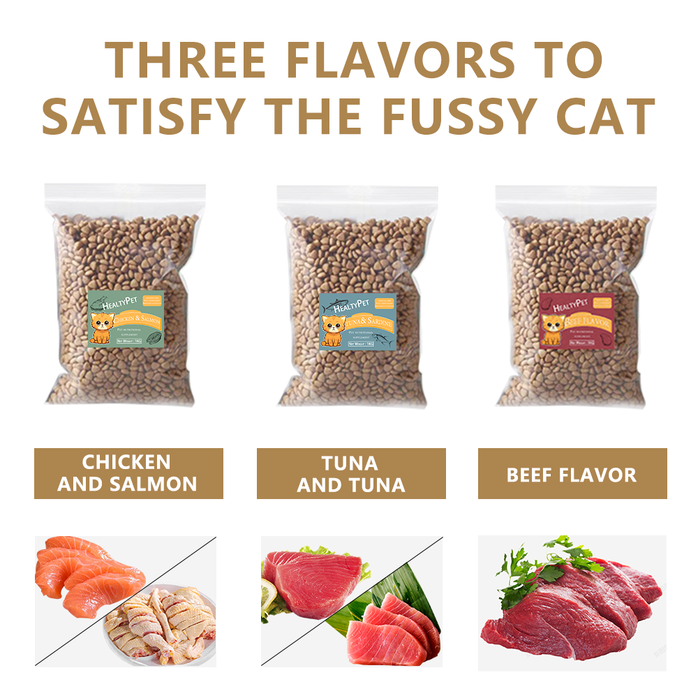 (1KG) Cat Food Kitten/Adult Cat Dry Food Cats Pet Essentials Adult ...