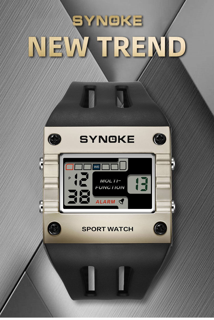 SYNOKE Men's Watches Military Fashion Brand Original Casual Sport Men ...