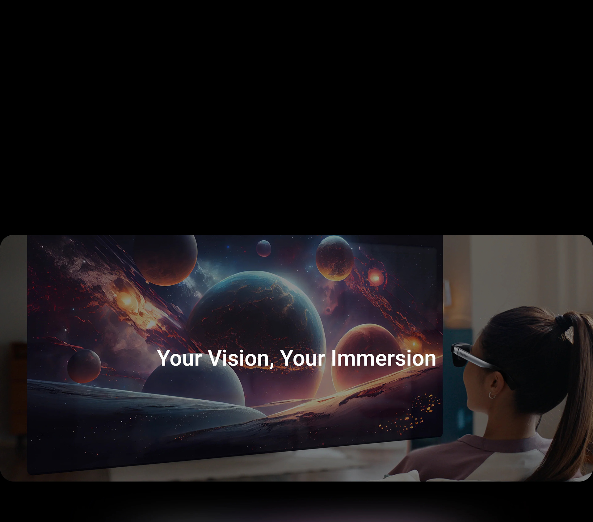 TCL RayNeo Air 2s AR Glasses 85 inch OLED Screen Display 120Hz Refresh Rate 3D HD Private Cinema ...