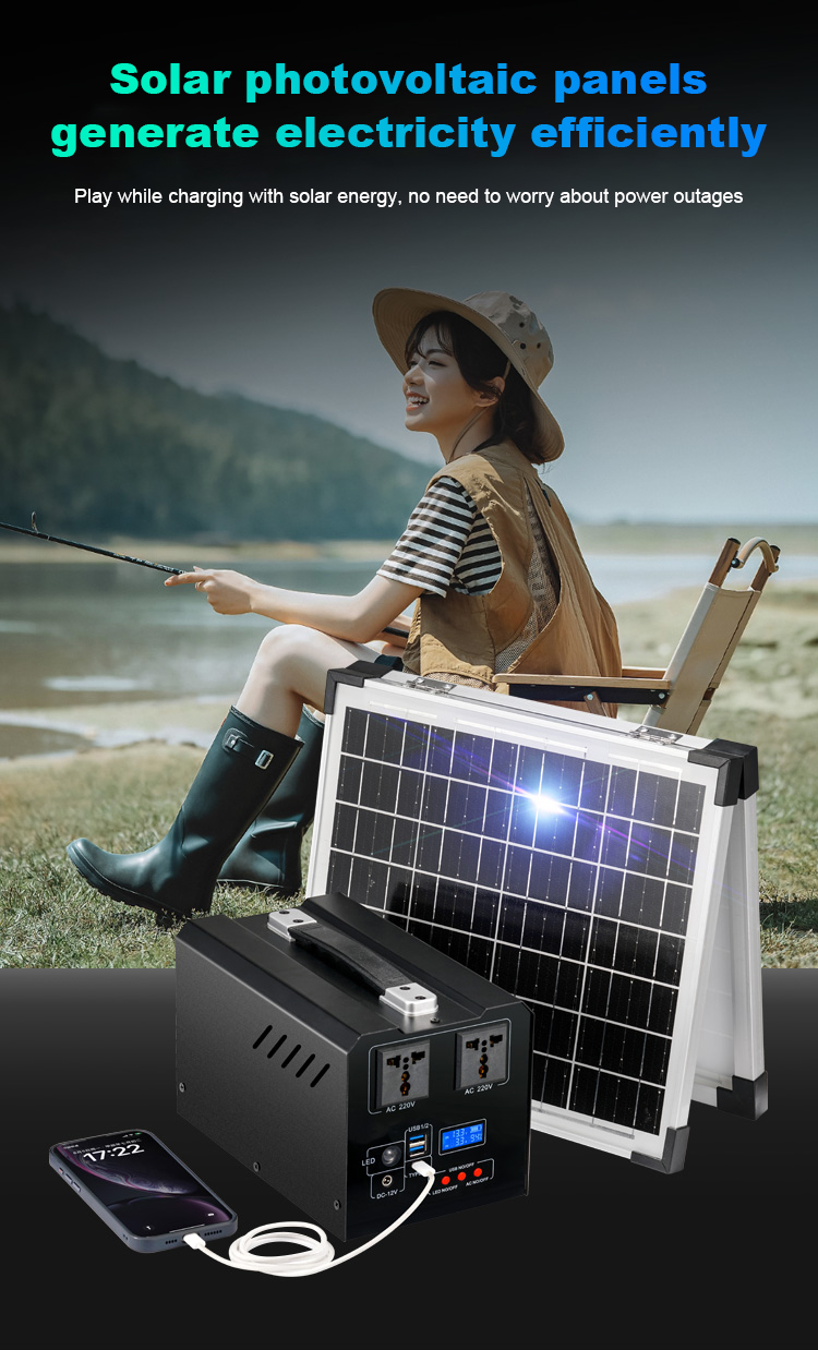 Portable 500W/288000mAh Super Large Capacity Power Station 220V ...