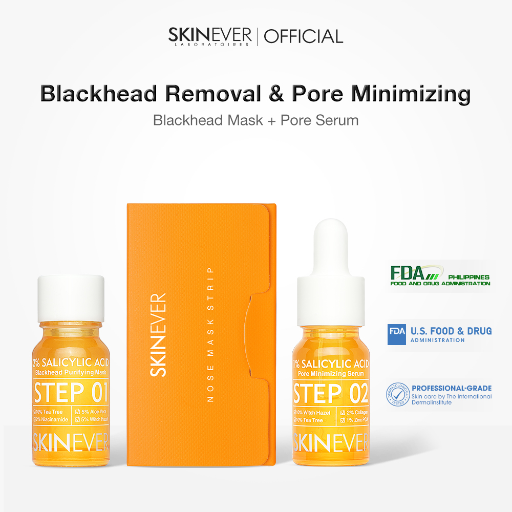 SKINEVER Salicylic Acid Remove Blackheads Essence Set Oil Control Acne ...
