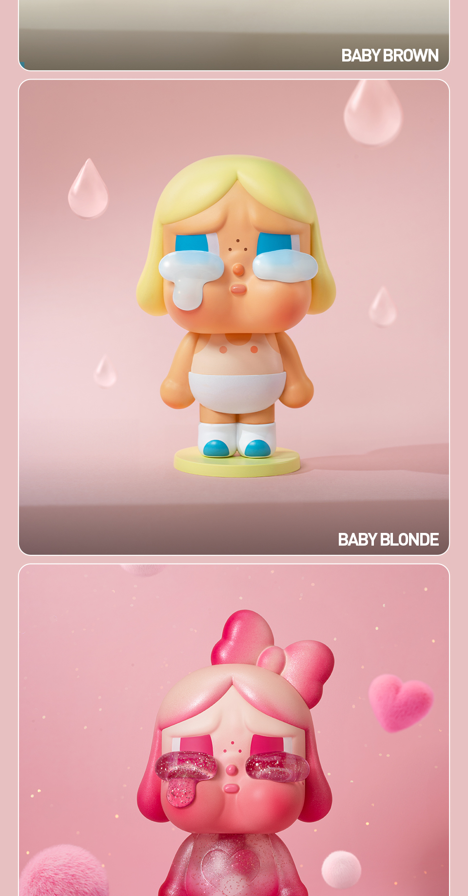 POP MART CRYBABY Crying Again Series Figures Blind Box Action Toys ...