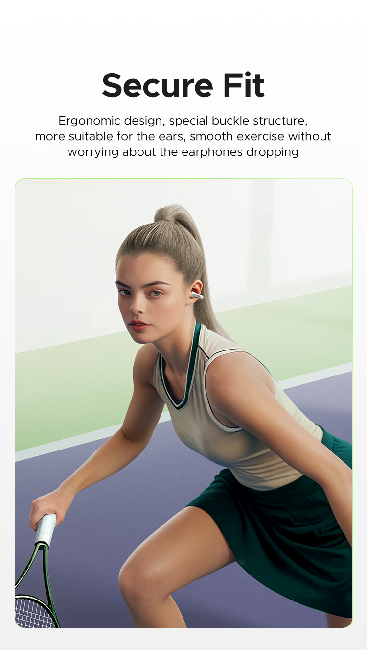 UGREEN ClipBuds S5 Upgraded Open Ear Clip Wireless Earbuds Bluetooth 5. ...