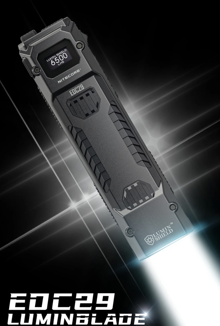 Nitecore EDC29 tactical light ultra-thin EDC flash, 6500 lumens, USB-C ...