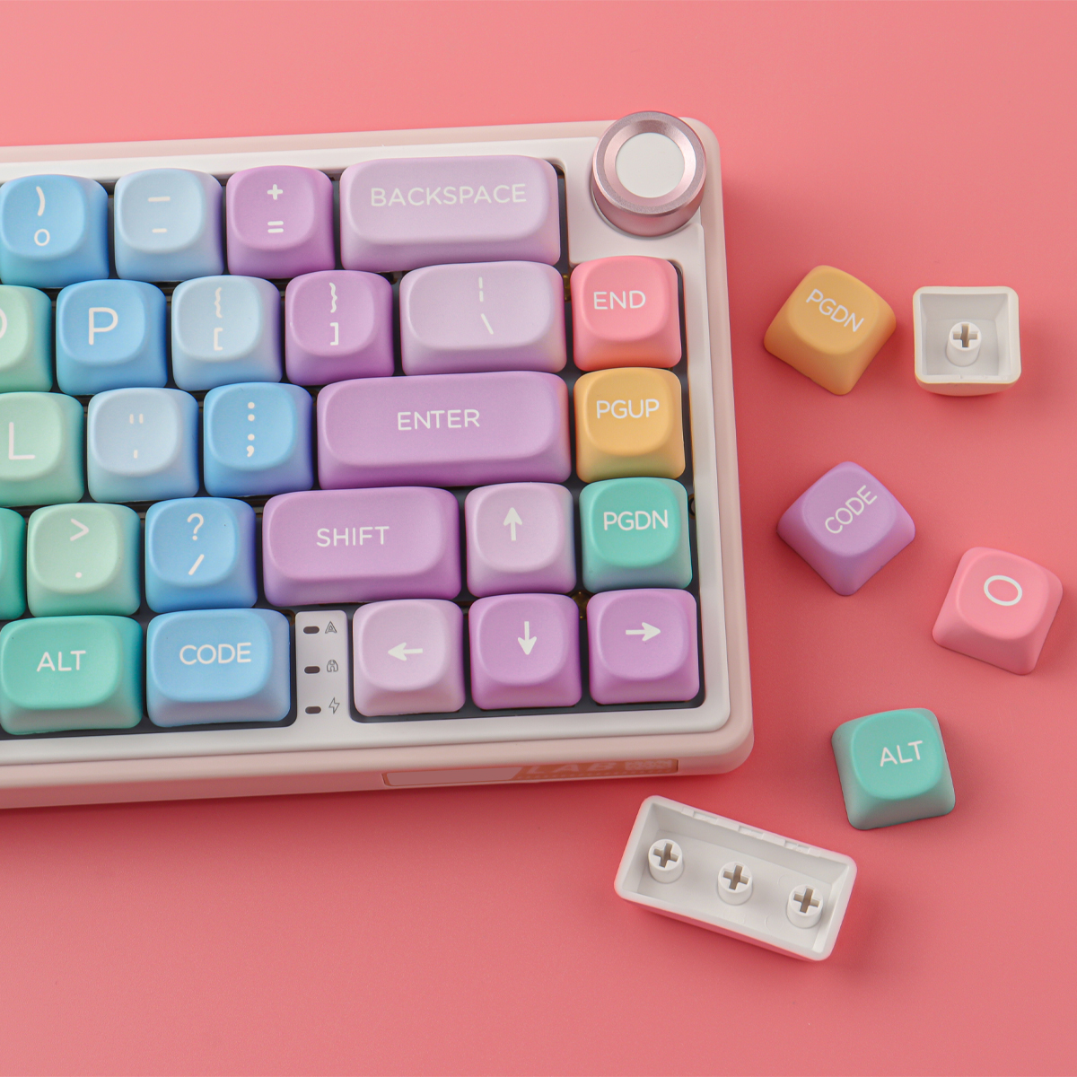 Soft Candy keycaps 126 PBT MOA Profile DYE-SUB Personalized For CHERRY ...
