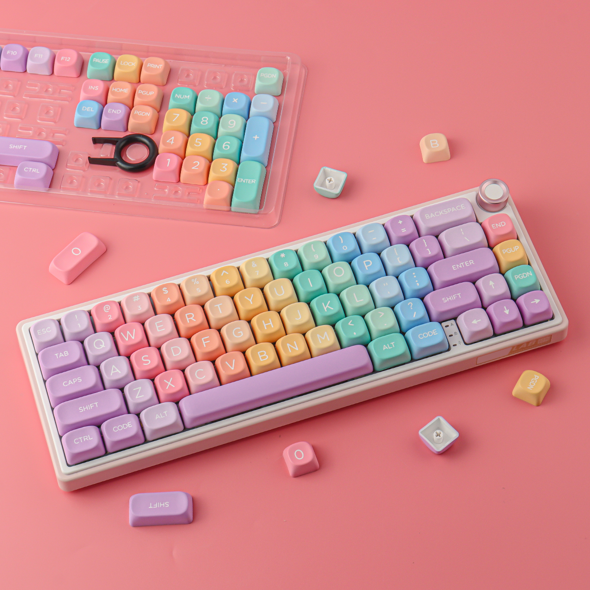 Soft Candy keycaps 126 PBT MOA Profile DYE-SUB Personalized For CHERRY ...