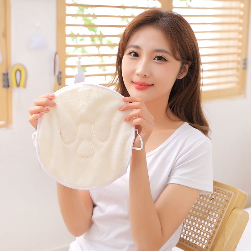 2-Layer Thickened Hot/Cold Compress Towel Pure Cotton Face SPA Towel ...