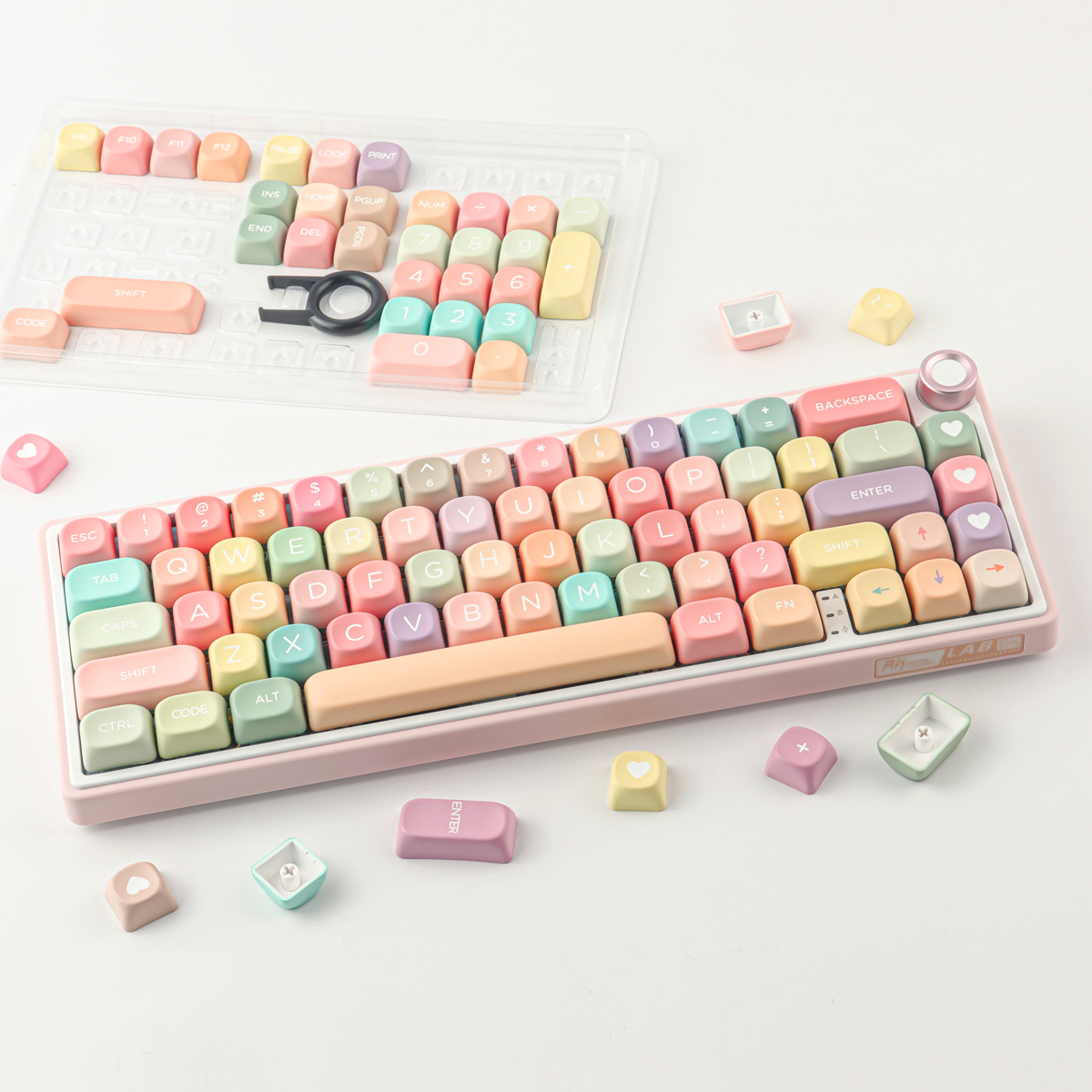Candy keycaps 126 Keys keycaps MOA Profile DYE-SUB Personalized For ...