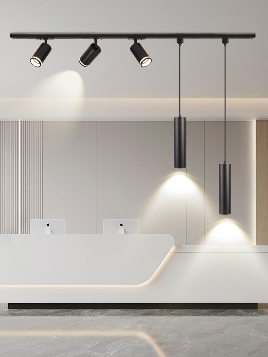 Track Pendant Light Chandelier Linear Track Lights Ceiling Light 10W ...