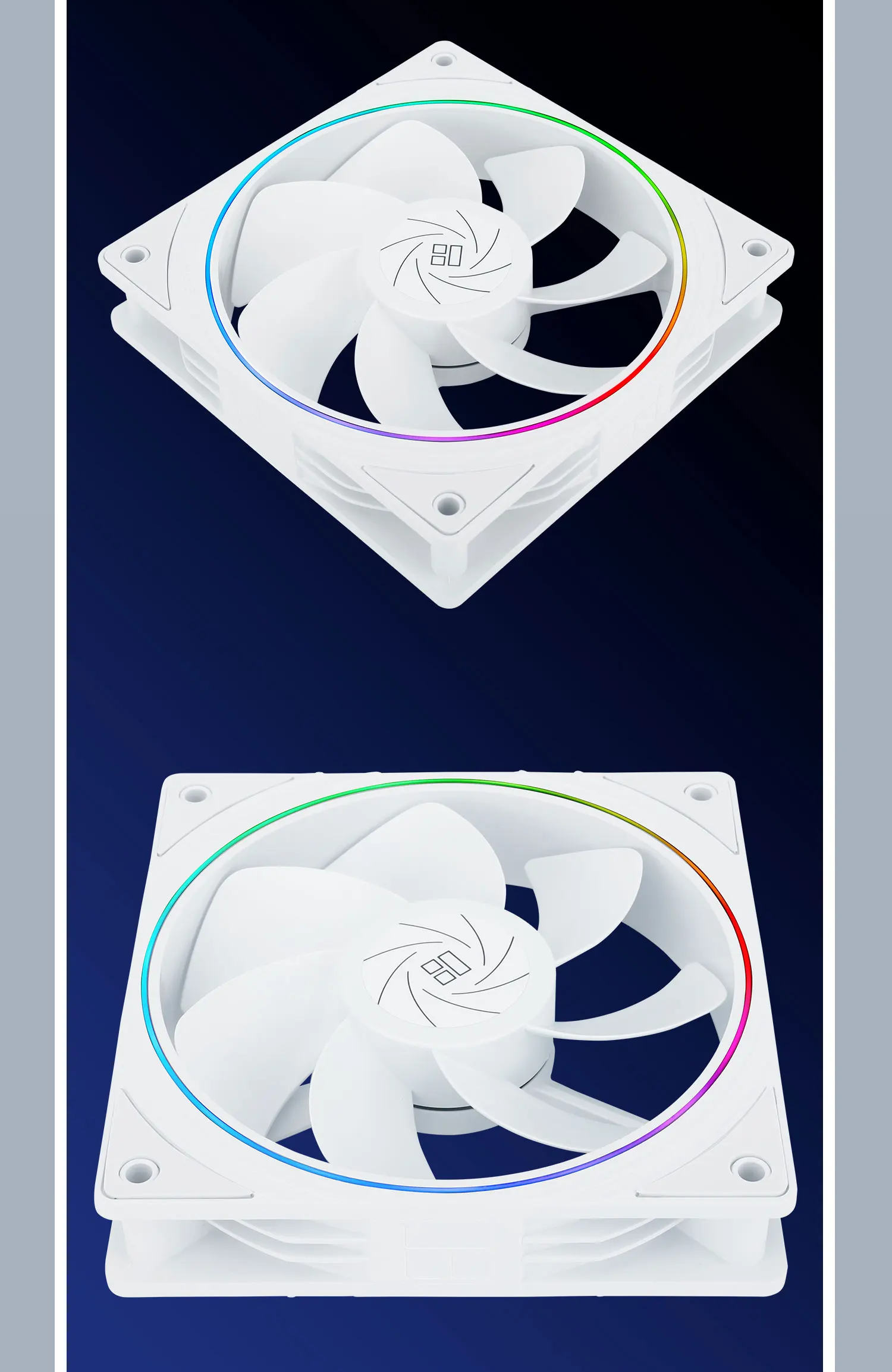 Thermalright TL-S12R 12CM computer case fan reverse CPU Fan air outlet ...