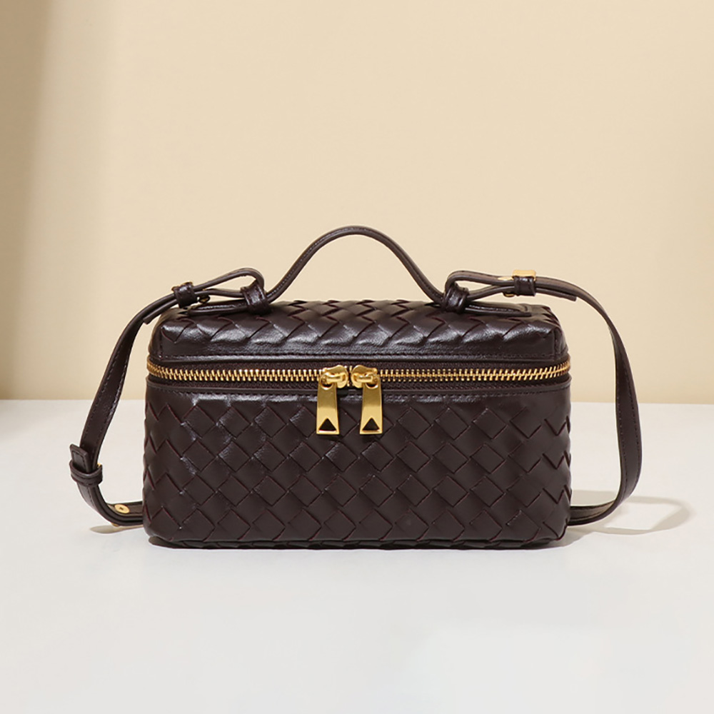 Fashion Designer Style Woven Sling Bag Mini Box Handbag For Women ...