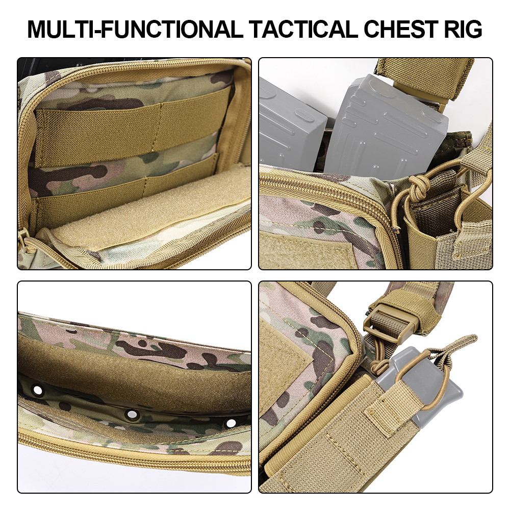 SINAIRSOFT Tactical D3CR Chest Rig Micro Chest Vest with 5.56 7.62 ...