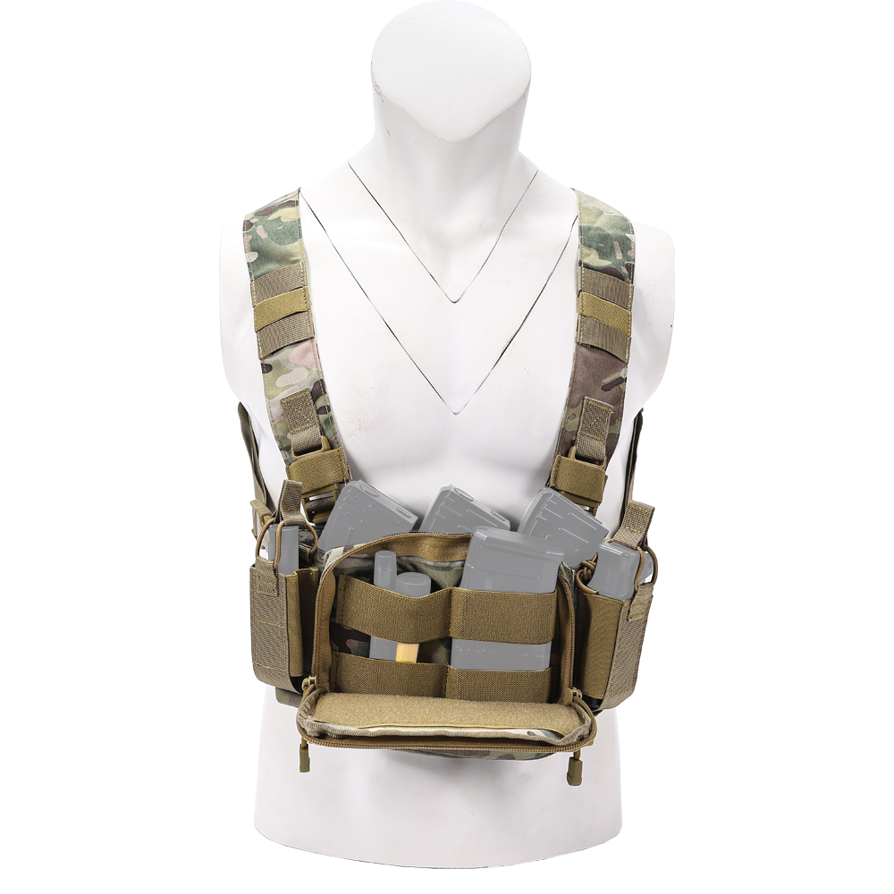 SINAIRSOFT Tactical D3CR Chest Rig Micro Chest Vest with 5.56 7.62 ...