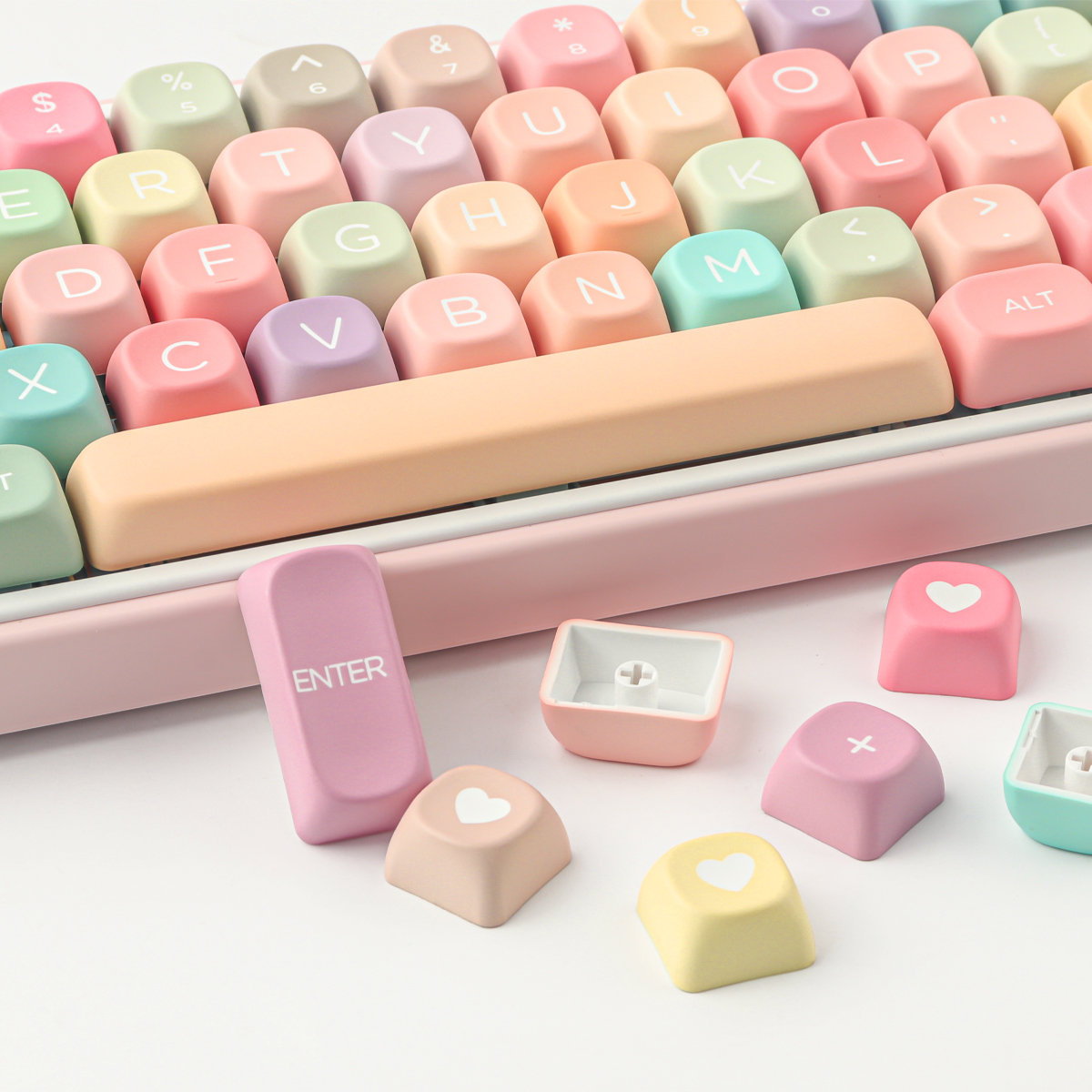 Candy keycaps 126 Keys keycaps MOA Profile DYE-SUB Personalized For ...