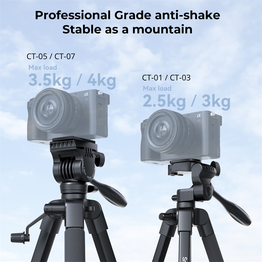 SmallRig Lightweight Travel Tripod Camera Tripods Phone Tripod Stand ...