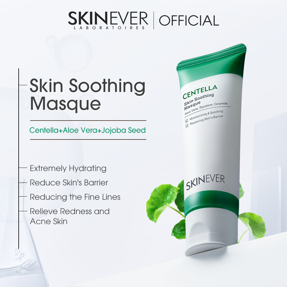 SKINEVER Centella Asiatica Mask Skin Moisturizing Mask Soothes Dryness ...