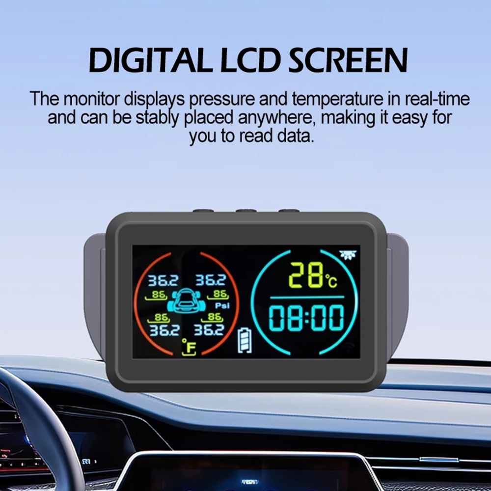 ⚡Local Delivery⚡Car Tire Pressure Monitoring System TPMS with 4 Tire ...