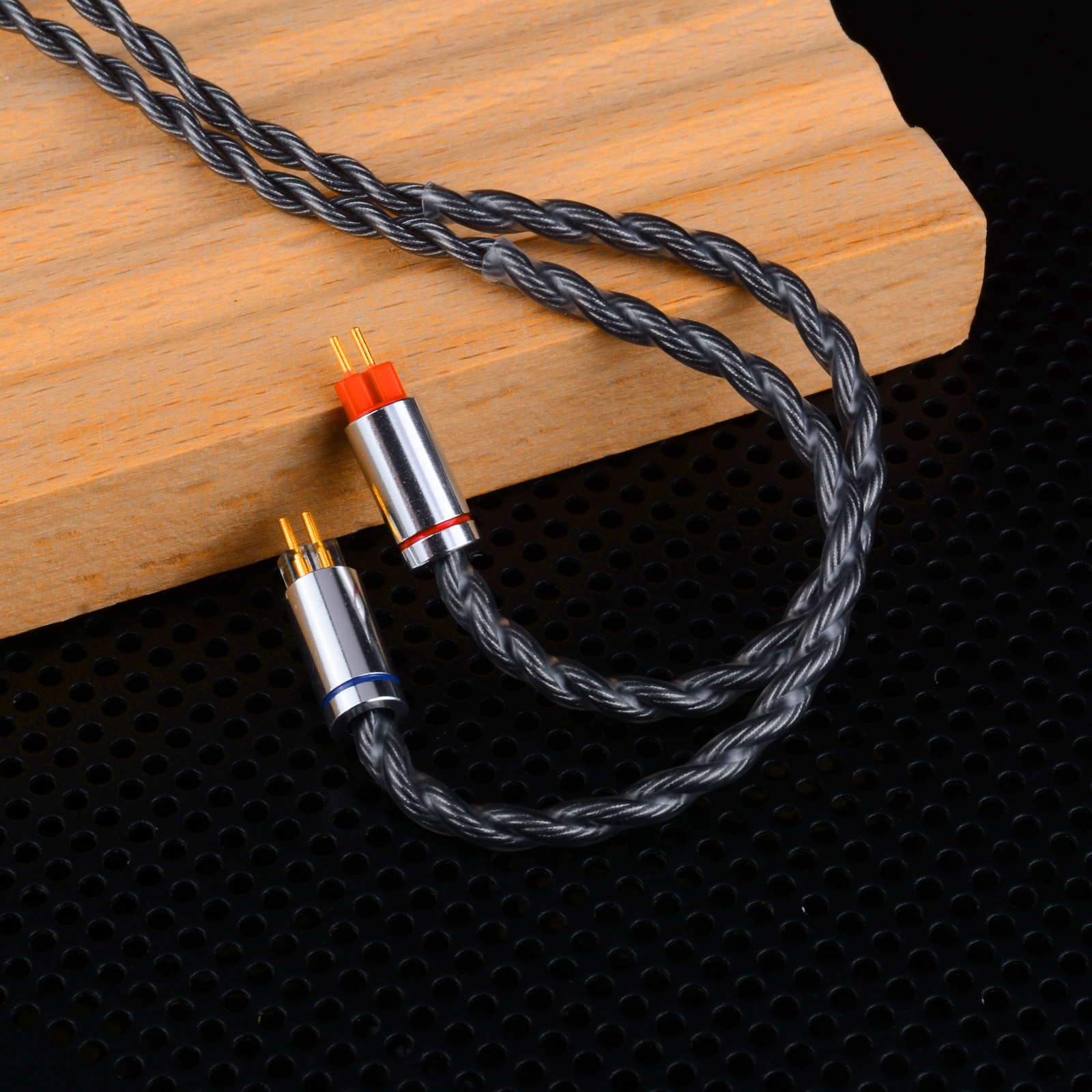 FAAEAL 3.5mm/4.4mm Single Crystal Copper Silver Plated QDC KZ C Pin ...