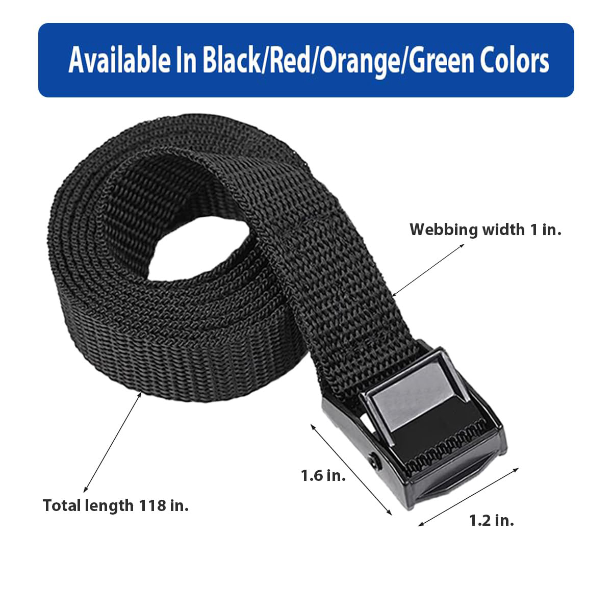 Lashing Strap Quick-Adjust Heavy Duty Tensioning Belts for Securing ...