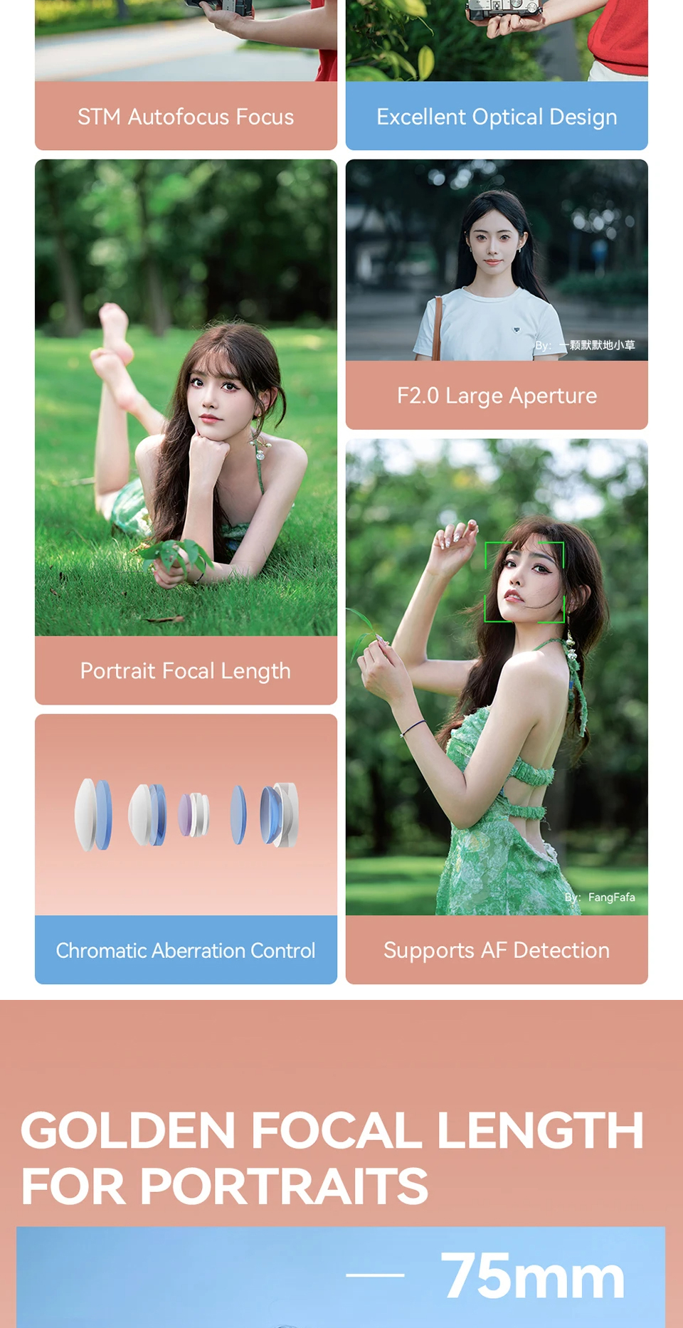 TTArtisan AF 75mm F2 Full Frame Autofocus Lens for Portrait Photography ...