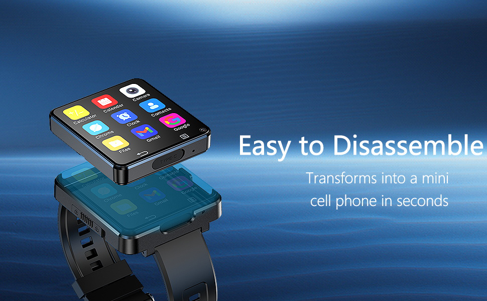 New 4G Smart Watch WIFI 4GB 64GB Android 11 500W Dual Camera GPS ...