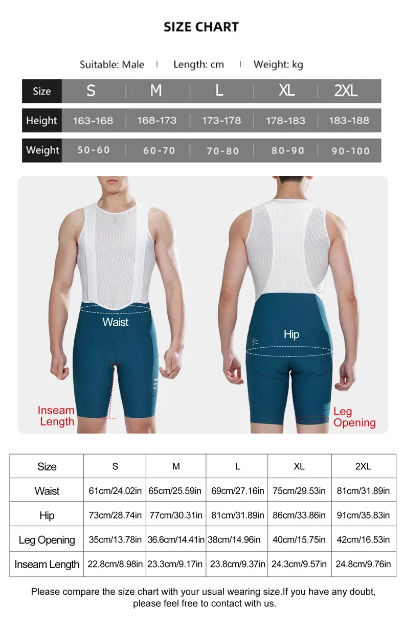 INBIKE 2024 Cycling Bib Shorts Man Professional MTB Bicycle Riding Shorts Pants for Men Road ...