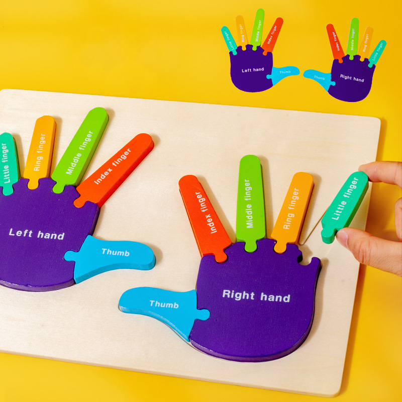 Treeyear Wooden Numbers Puzzles for Kids | Educational Chunky Foot 1-10 ...
