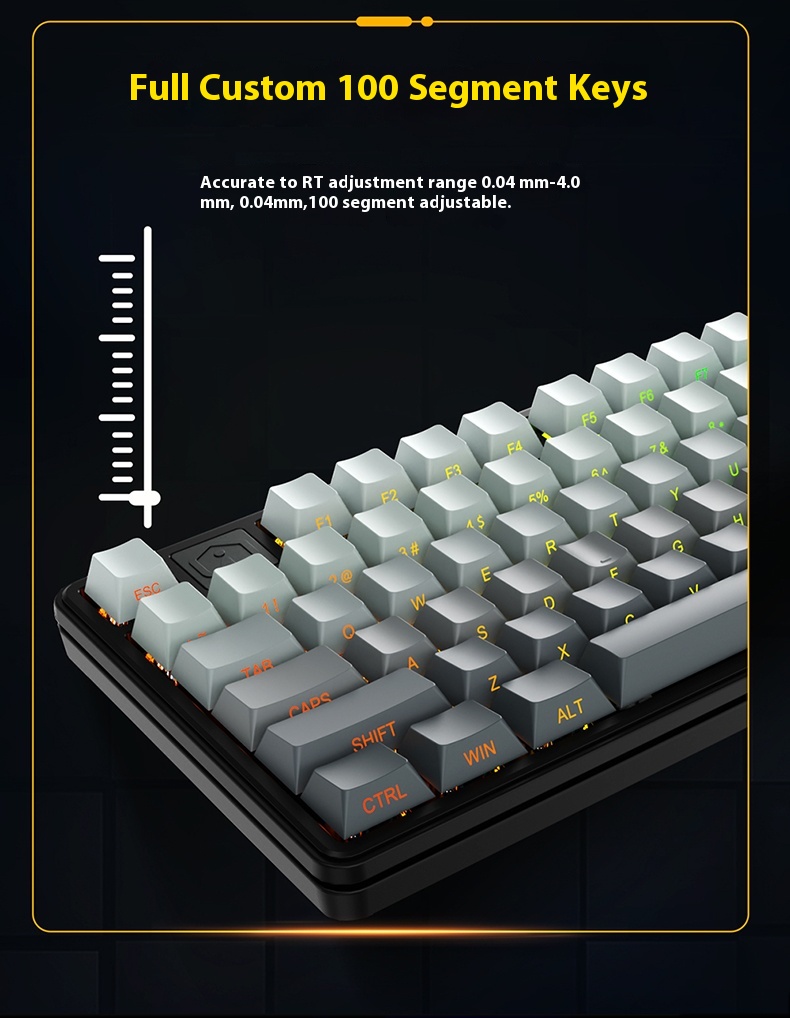 IROK NA87/NA87 PRO Series Keyboard 87 Key Game Keyboard HIFI Sound ...