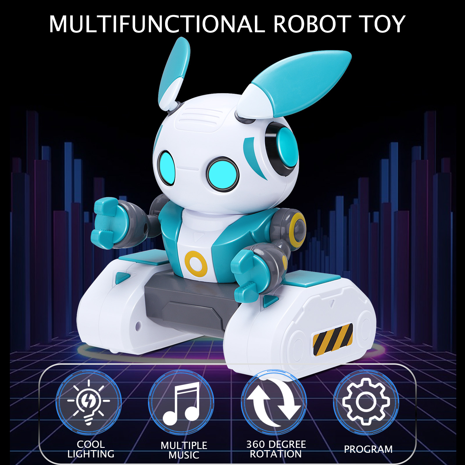iBliver Robot Toys, Remote Control Robot Toy, RC Robots for Kids with ...