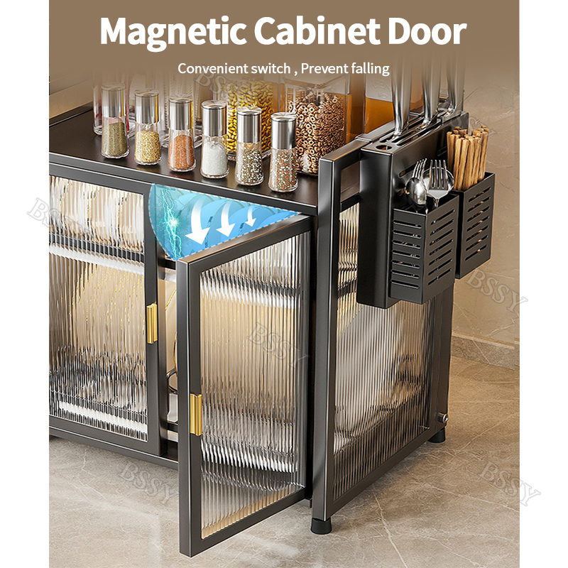 2/3-Tier Multifunction Dish Rack Dish Drainer Dish Cabinet Kitchen ...