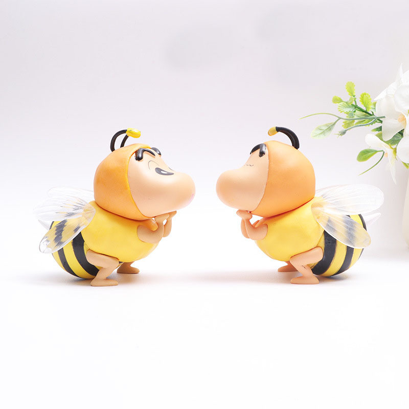 9cm Crayon Shin Chan Nohara Shinosuke Cosplay Bee Action Figurine Pvc ...